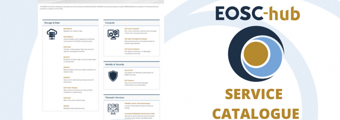 EOSC-hub Service Catalogue launched | EOSC Hub